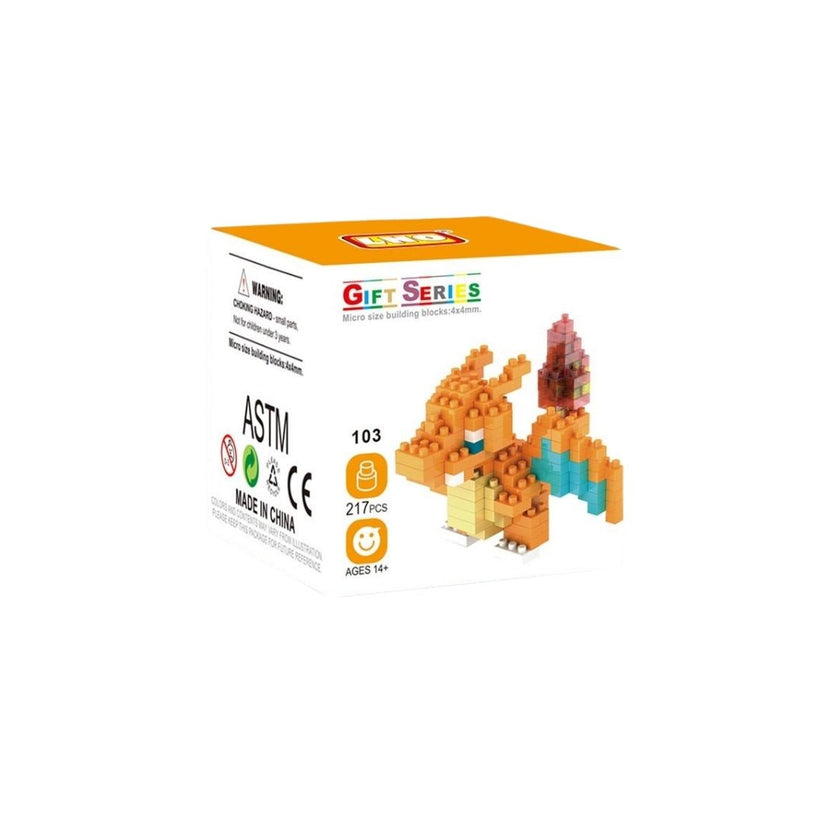 Blocks Puzzle Mini Charizard - Pokemon / REPLICA – NIZE STORE