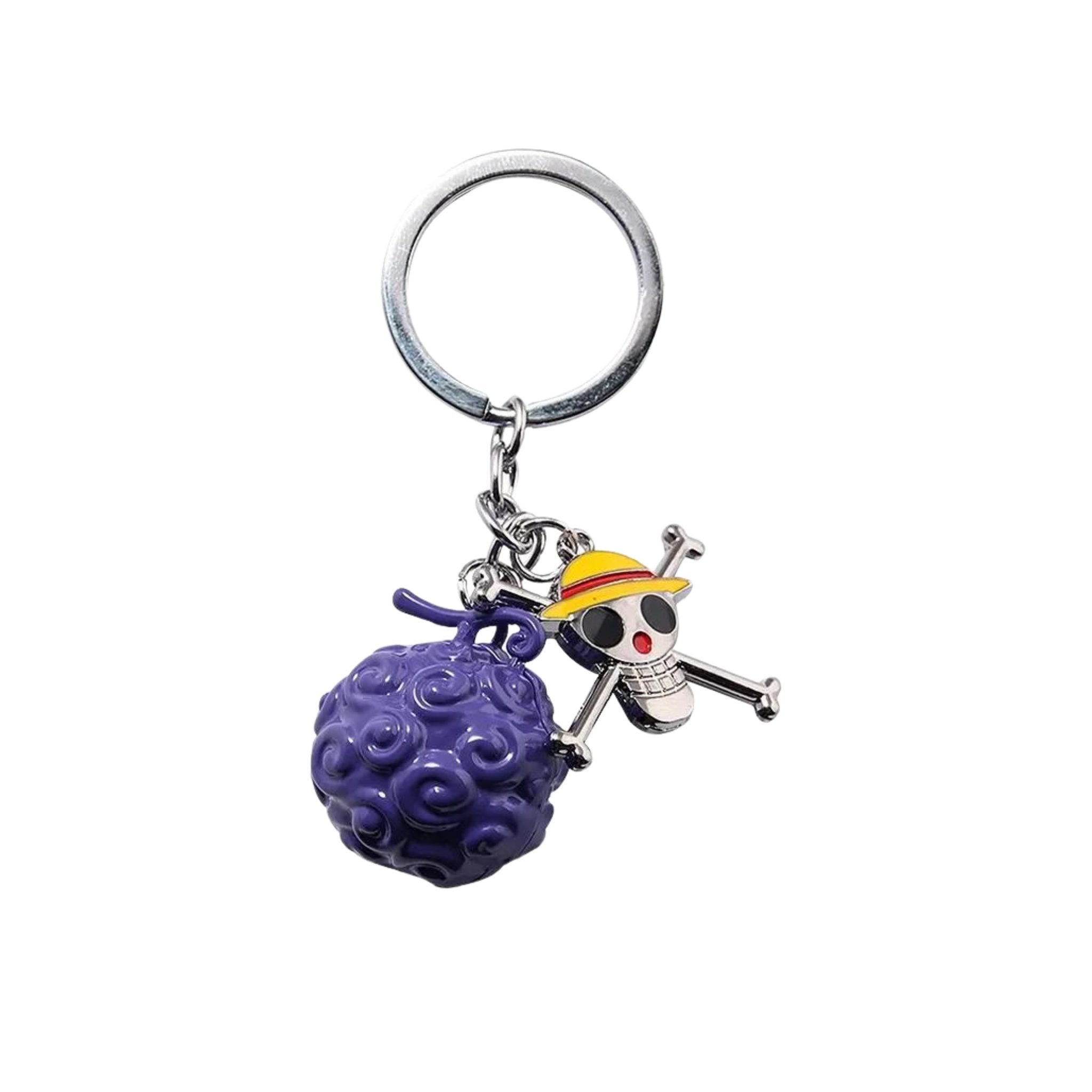 Llavero Sombrero Luffy Y Fruta Gomu Gomu - One Piece – NIZE STORE Llavero Sombrero Luffy Y Fruta Gomu Gomu - One Piece – NIZE STORE